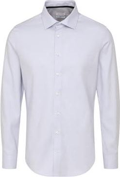 Seidensticker Chemise business homme Seidensticker - coupe ajustée - sans repassage - col Kent - manches longues - 100 % coton