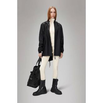 Rains Femme, Vestes, Noir, Taille: 42 FR Fishtail Jacket W3