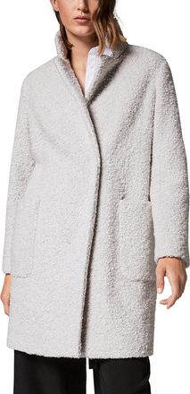 Comma Damen Jacke Mantel Langarm, 8143 Ivory, 38, 601.12.108.16.151.2100973