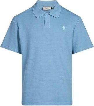 Faguo Polo &agrave; manches courtes en coton piqu&eacute; textur&eacute;