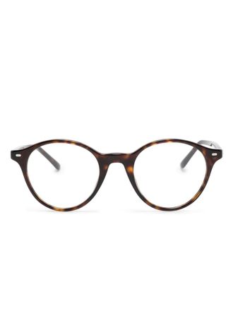 Ray-Ban lunettes de vue à monture ronde - Marron