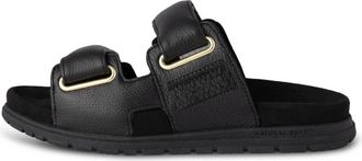 Woden Lisa Leder Pantoletten - - Shoes - Damen - Schwarzk - 37 EU
