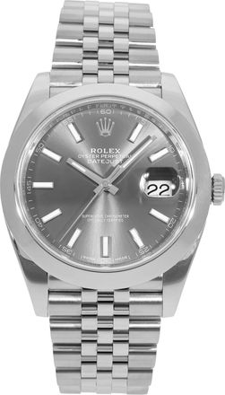 Rolex Uhren - Datejust - Gr. unisize - in Grau - für Damen