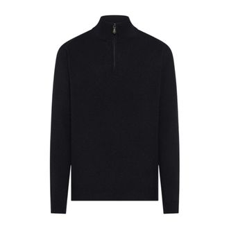 Seventy Lupo Zip Rasato - Homme - Pulls - Bleu - Taille: M