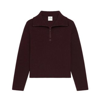 Courr&egrave;ges Strickpullover - - Knitwear - Damen - Rot - S
