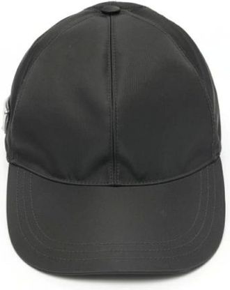 Prada unisex, Pre-owned, Noir, Taille: ONE Size Chapeau en nylon Pre-owned