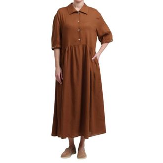 Herno Maxi-Kleid - - Dresses - Damen - Braun - S