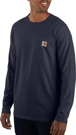 Carhartt Work in Progress Force Flex Pocket Chemise &agrave; manches longues Bleu fonc&eacute; XXL