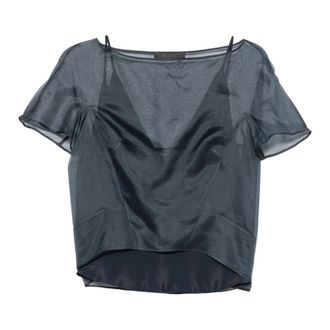 Max Mara Seidenbluse - - Blouses & Shirts - Damen - Blau - S
