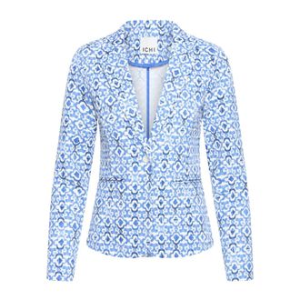 Ichi Ichi, Damen, Jacken, Blau, 2XLGr&ouml;&szlig;e