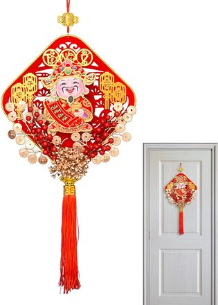 Generic Vietnamesische Neujahrsdekoration, Vietnamesische Mondneujahrsdekoration - Fr&uuml;hlingsfest-Anh&auml;nger,2025 Chinesisches Neujahrsdekor, Festliche Ornamente