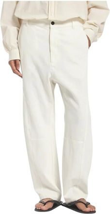 Barena Femme, Pantalons, Blanc, Taille: 36 FR Boyfriend Pantalons