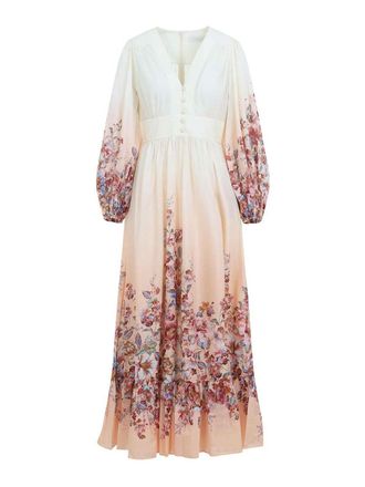 Zimmermann Maxi Robe - Blanc