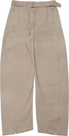 Christophe Lemaire Homme, Pantalons, Beige, Taille: M Pantalon &agrave; ceinture torsad&eacute;e