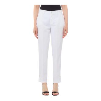 Liu Jo Baumwollmischung Stretchige Modische Leggings - - Trousers - Damen - Wei&szlig; - W29