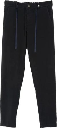 Myths Homme, Pantalons, Bleu, Taille: XL Pantalon Slim-fit