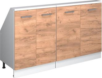 Vicco Armoire sous pente de toit Rion, Ch&ecirc;ne blanc/force de lor, Lot de 2, Vicco