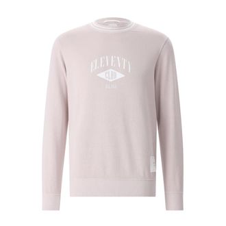 Eleventy Herren, Sweatshirts & Hoodies, Rosa, LGr&ouml;&szlig;e