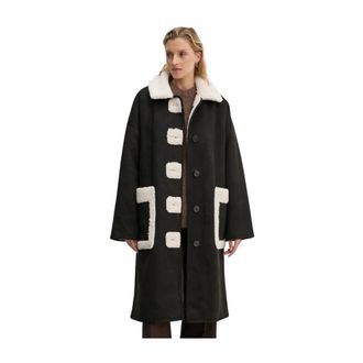 Munthe Tibur Mantel - - Coats - Damen - Schwarzk - S