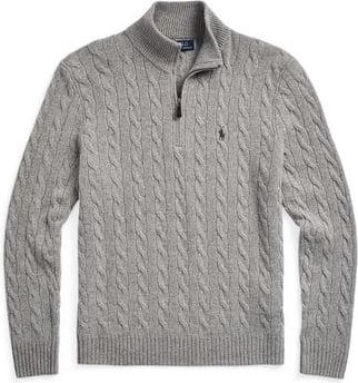 Polo Ralph Lauren Wolle und Kaschmirpullover - Grau