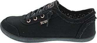 Skechers Femme Bobs B Cute Chaussures de Toile, Black Canvas Trim, 40 EU