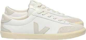 Veja Femme, Chaussures, Blanc, Taille: 41 EU Baskets en cuir trac&eacute; &eacute;thiques