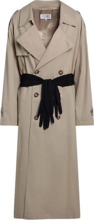 Maison Margiela Femme, Manteaux, Beige, Taille: 38 FR Trench-coat avec gants