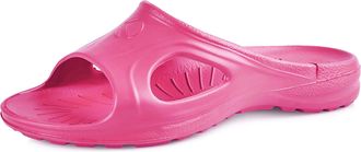 Ladeheid Damen leichte Eva Badelatschen Gartenschuhe Badepantolette Badeschuhe KL039D (Rosa, 38 EU)