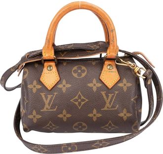 Louis Vuitton Crossbody Bags - Louis Vuitton Canvas Monogram Mini Speedy Handbag - Gr. unisize - in Braun - für Damen