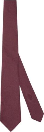 Gucci GG Seiden-Baumwoll-Krawatte - - Accessories - Herren - Rot - ONE SIZE