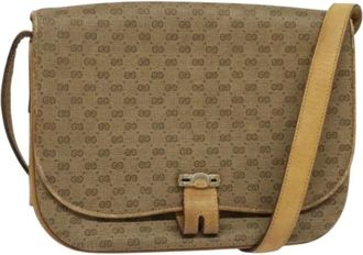 Gucci Pre-owned Cuir sacs-gucci - Femme - Pre-owned - Beige - Taille: ONE Size