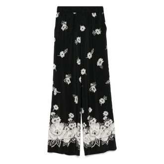 P.A.R.O.S.H. P.a.r.o.s.h., Femme, Pantalons, Noir, Taille: 36 FR Pantalon Large