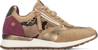 Refresh Sneakers Femme Beige - Chaussures Confortables et polyvalentes - Mode d&eacute;contract&eacute;e - Mod&egrave;le 17317706 (Taille38)