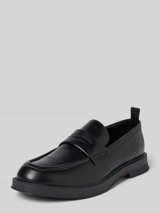 HUGO BOSS Penny-Loafer aus Leder mit Zugschlaufe Modell Lenner