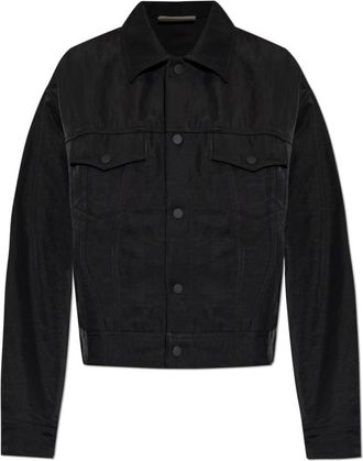 Fear of God Homme, Vestes, Noir, Taille: 2XL Trucker Jacket