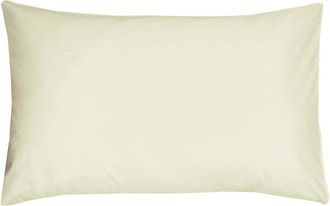 Sleepdown 2 x Kissenbezüge, Polycotton, 48 cm x 74 cm, elfenbeinfarben