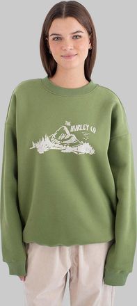 Hurley Hurley Creek Crew Sweater malverde
