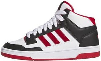 adidas Adidas Mixte Rapid Court Mid Shoes, Core Black/Team Power Red 2/FTWR White, 39 1/3 EU