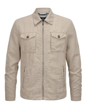 Milestone Garment Dyed Jacke aus einem Lyocell-Leinen-Mix in