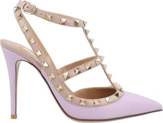 Valentino Garavani Hohe Schuhe - Rockstud Pumps Purple - Gr. 36,5 (EU) - in Rosa - für Damen