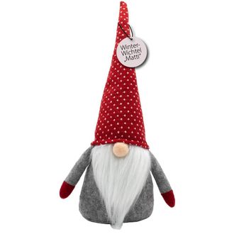 KDA Winter Wichtel Matti mit roter M&uuml;tze - Geschenk Weihnachten Deko Hygge Wichtelliebe Wichtelzauber Familie