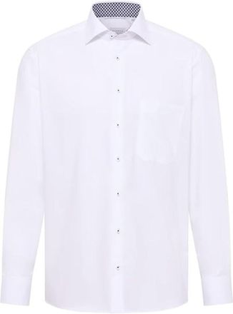 Eterna Comfort Fit Hemd Langarm New Kent Kragen wei&szlig;