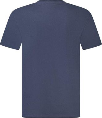 Timberland Cotton with Logo Embroidery T-Shirt - Navy