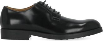 Tod's Homme, Chaussures, Noir, Taille: 40 1/2 EU Chaussures &agrave; lacets en cuir