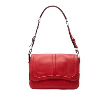Herm&egrave;s Pre-owned Harnais Schultertasche - - Pre-owned - Damen - Rot - ONE SIZE