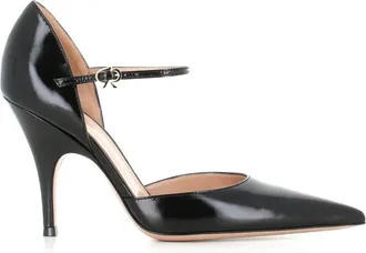 Gianvito Rossi Mary Ribbon Pump - Femme - Chaussures - Noir - Taille: 40 EU
