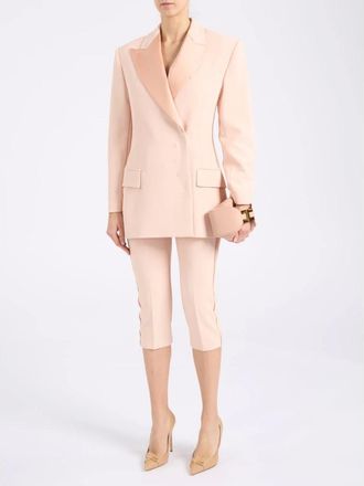 Elisabetta Franchi Femme, Pantalons, Beige, Taille: 40 FR Cropped Pantalons