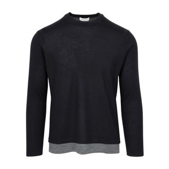 Paolo Pecora Pullover mit Rundhalsausschnitt - - Knitwear - Herren - Blau - S