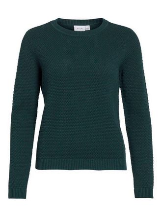 Vila Strickpullover Vidalo (1-tlg) Plain/ohne Details