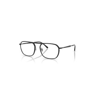 Ray-Ban Rb6548 Optics Schwarz Fassung Klar Glas Polarisiert 55-19
